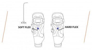 How to adjust the ski Boot flex | Lange